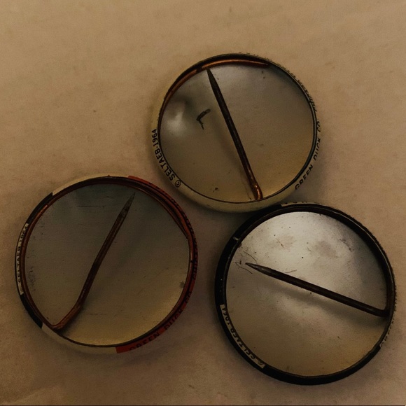 Jewelry | 3 Vintage 1964 Beetles Fan Buttons In Good Shape | Poshmark
